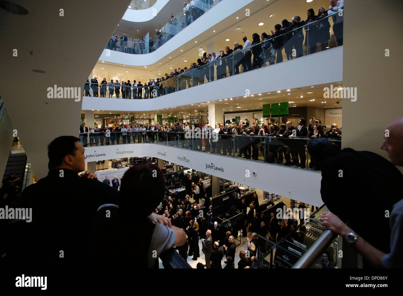 John Lewis flagship Oxford Street store in central London Stock Photo ...