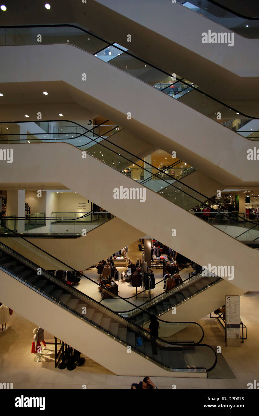 John Lewis flagship Oxford Street store in central London Stock Photo ...