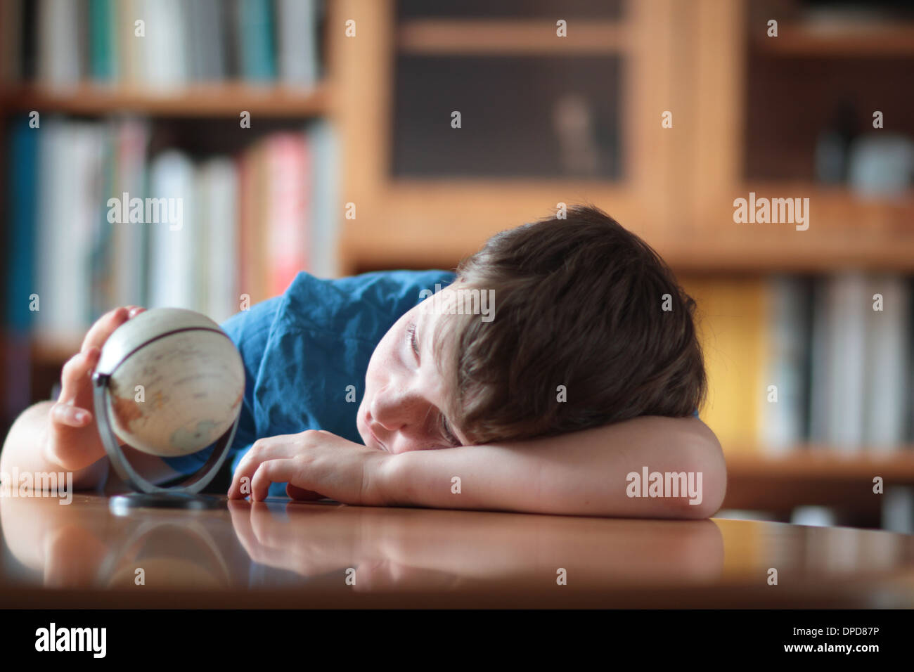 Ball on table hi-res stock photography and images - Alamy