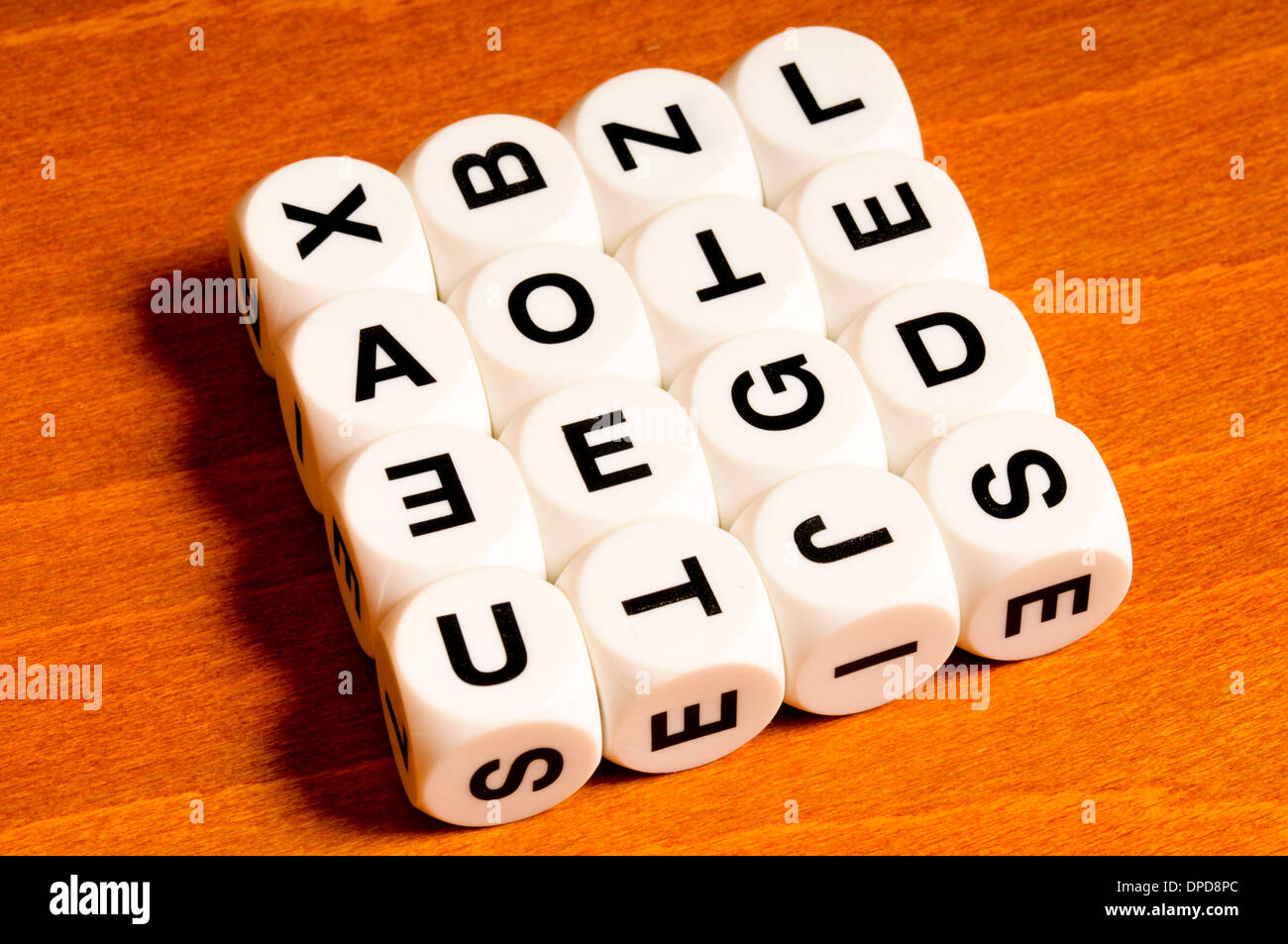 cubes with alphabet letters Stock Photo - Alamy