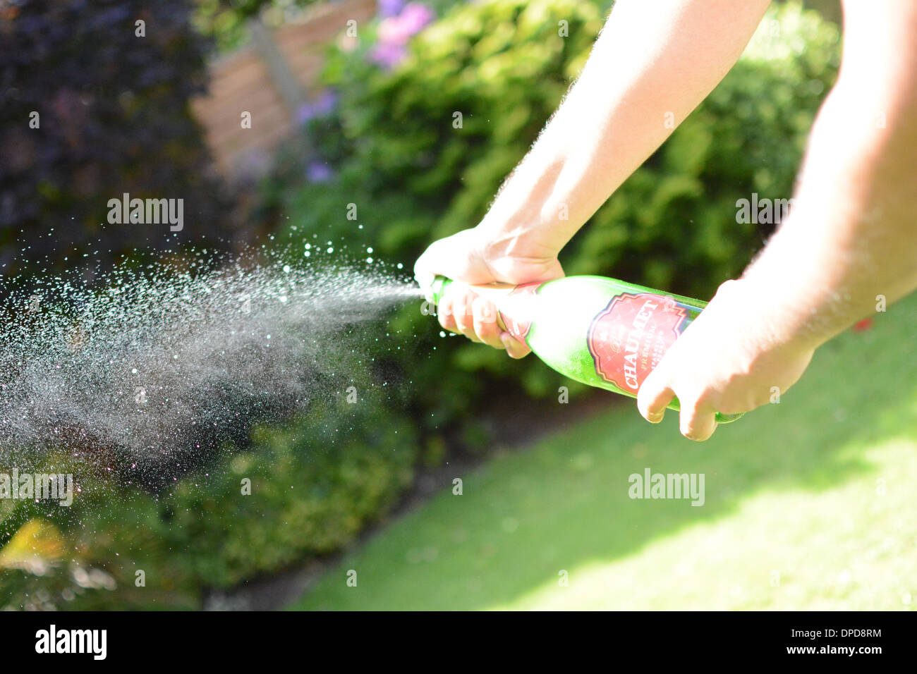 Celebration spray hi-res stock photography and images - Alamy