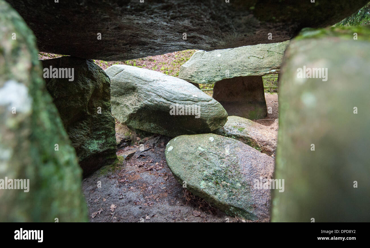 Bergen, Germany. 09th Jan, 2014. Parts of a more than four thousand ...