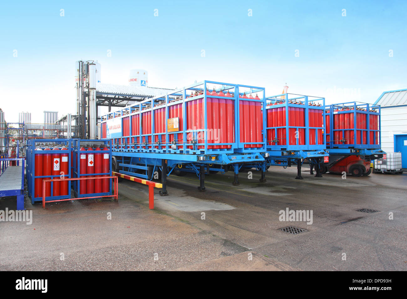 Gas Cylinder Industry Stock Photo - Alamy