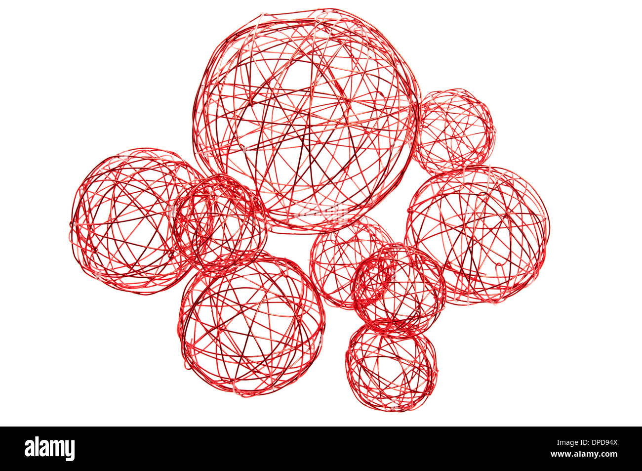 Red abstract spheres hi-res stock photography and images - Alamy