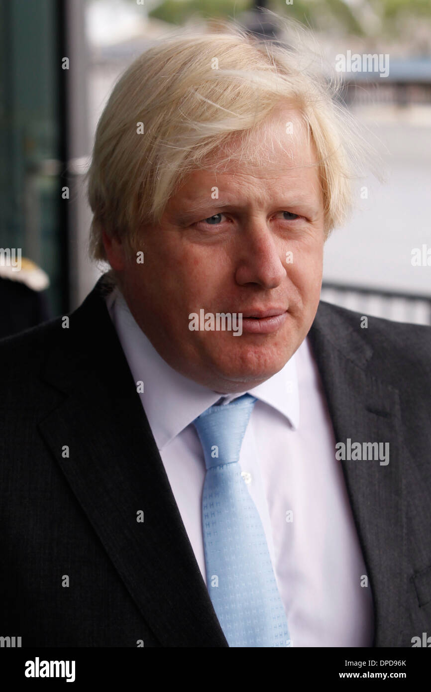 London Mayor Boris Johnson attands an armed forces flag raising ...