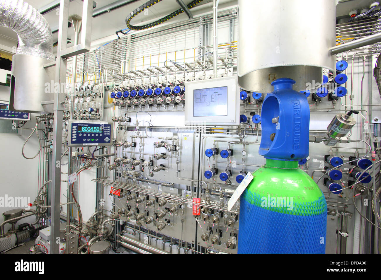 Gas Cylinder Industry Stock Photo - Alamy