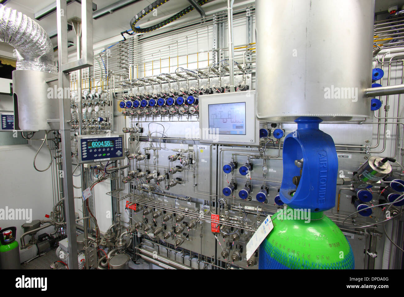 Gas Cylinder Industry Stock Photo - Alamy
