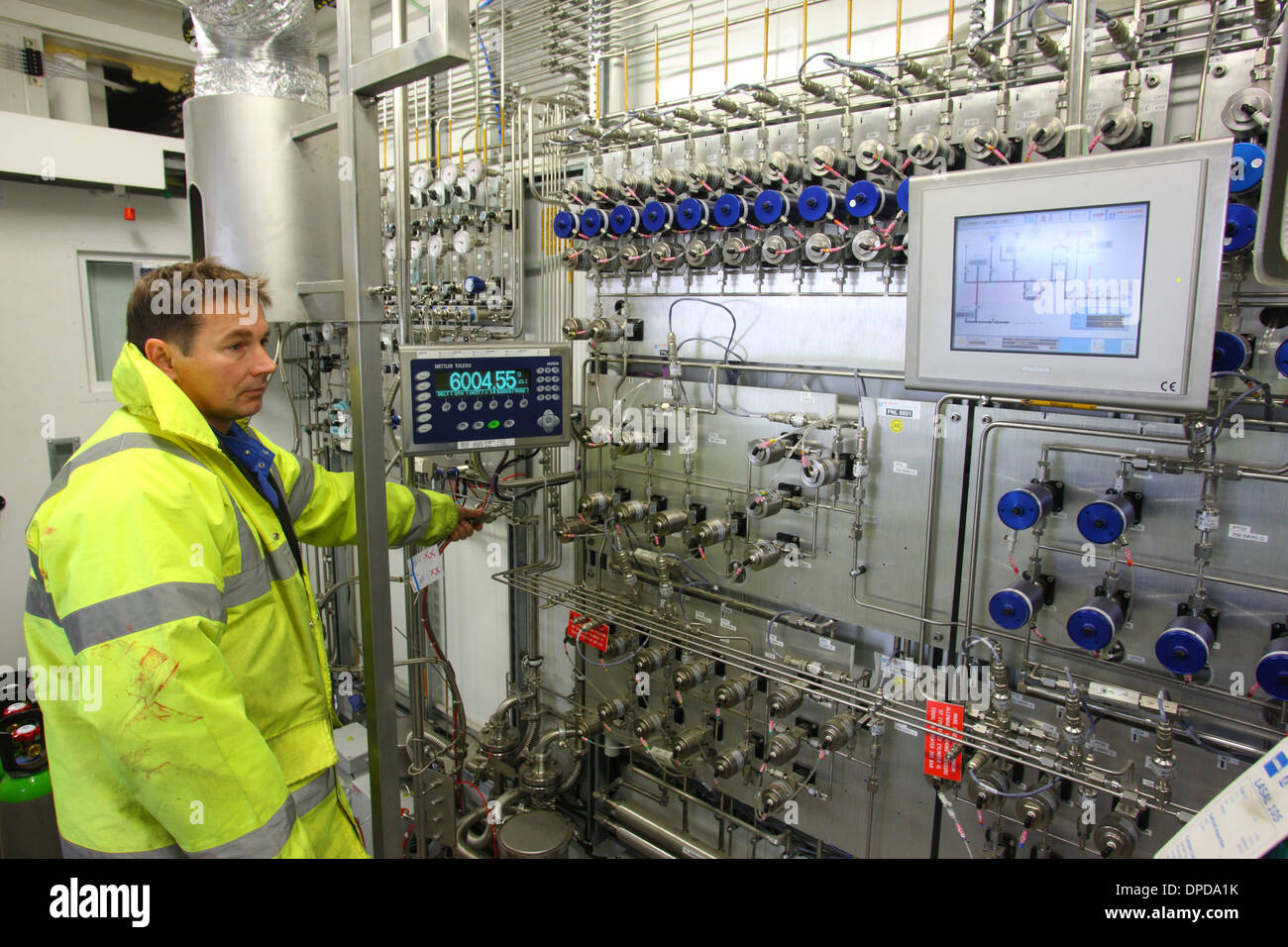 Gas Cylinder Industry Stock Photo - Alamy