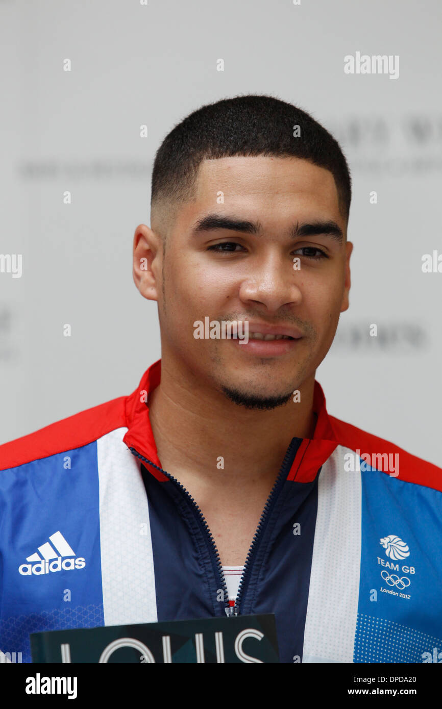 Louis Smith, Team GB gymnast, appears in store to sign copies of his ...