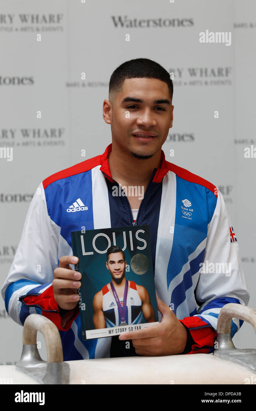 Louis Smith, Team GB gymnast, appears in store to sign copies of his ...