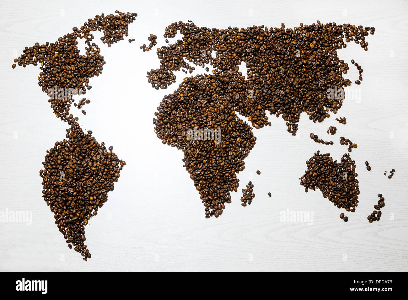World food map hi-res stock photography and images - Alamy