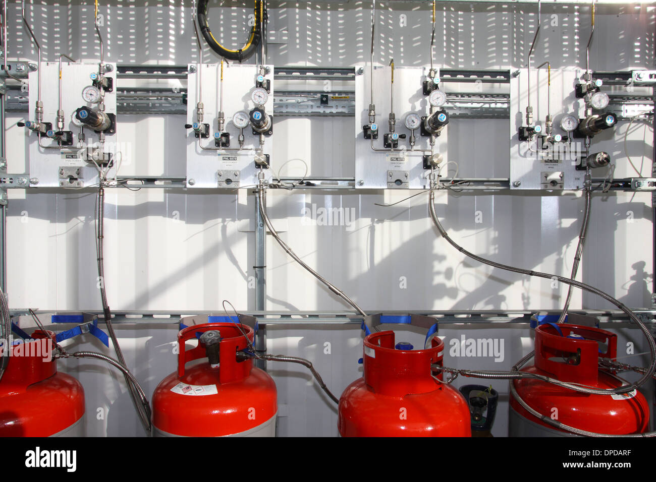 Gas Cylinder Industry Stock Photo - Alamy