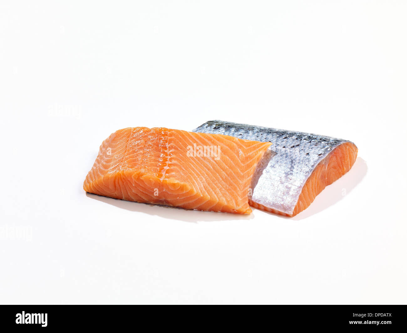 Filets of salmon Cut Out Stock Images & Pictures - Alamy