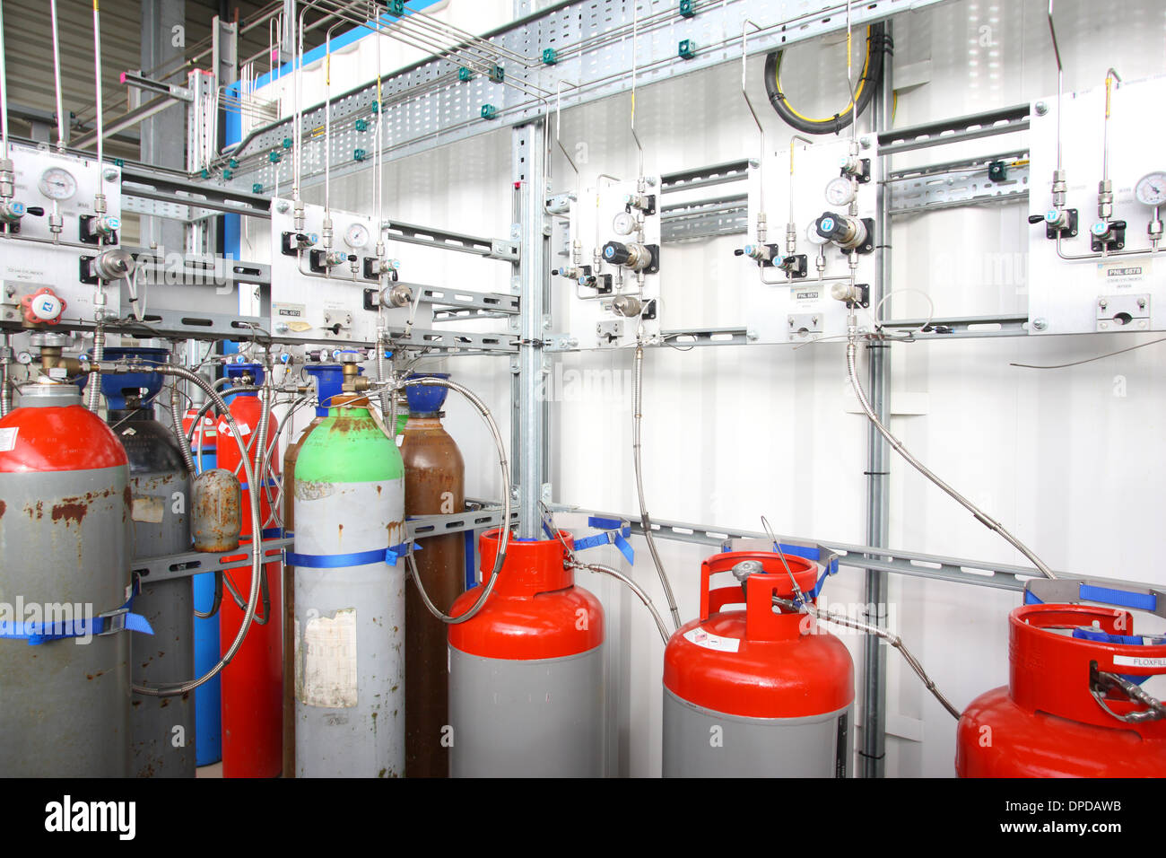 Gas Cylinder Industry Stock Photo - Alamy