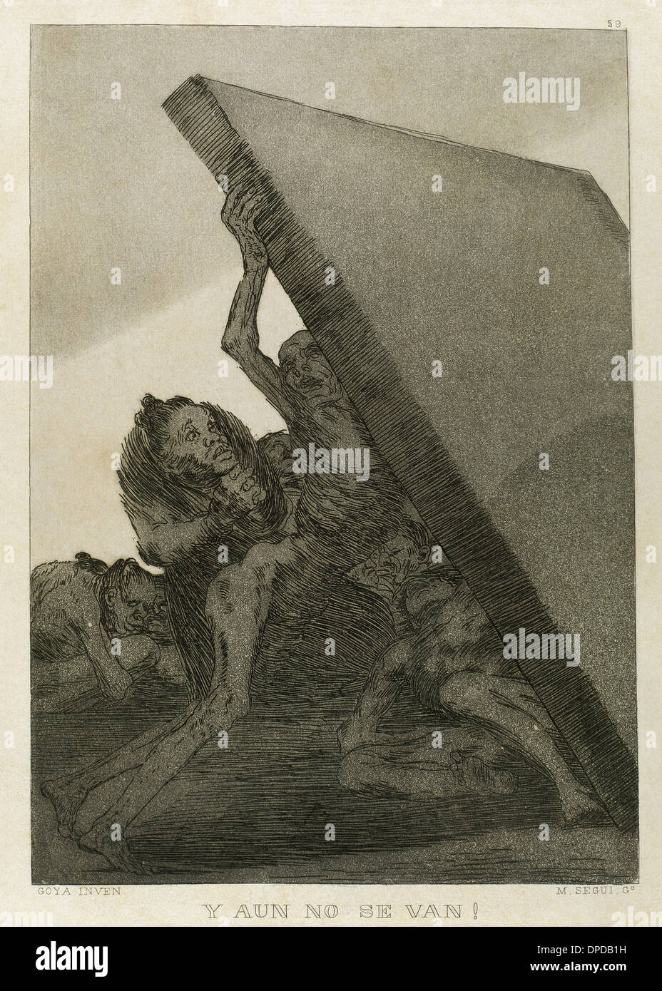 Goya (1746-1828). Spanish painter and printmaker. Los Caprichos. ¡Y aun ...