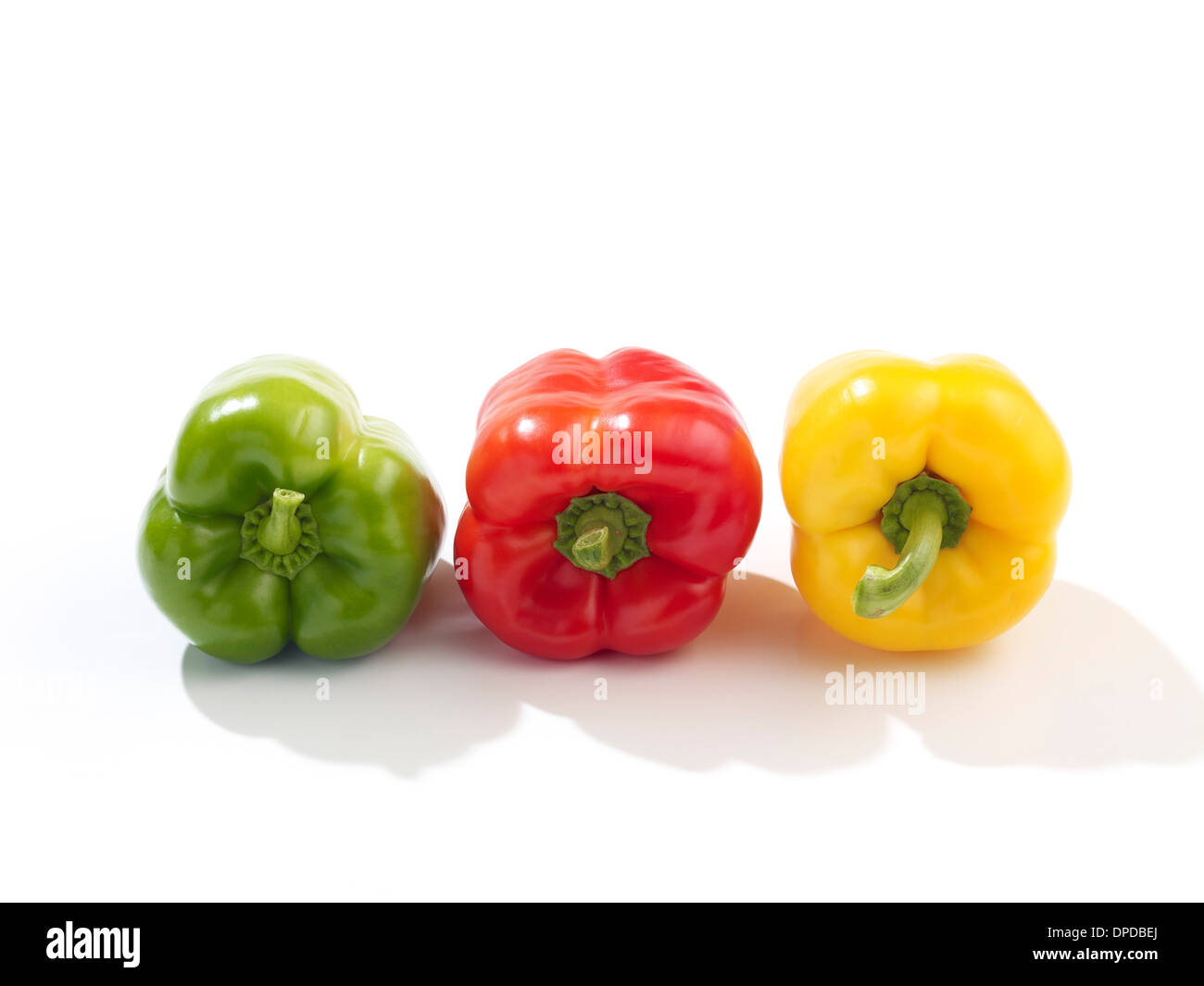 Bell peppers in a row hi-res stock photography and images - Alamy