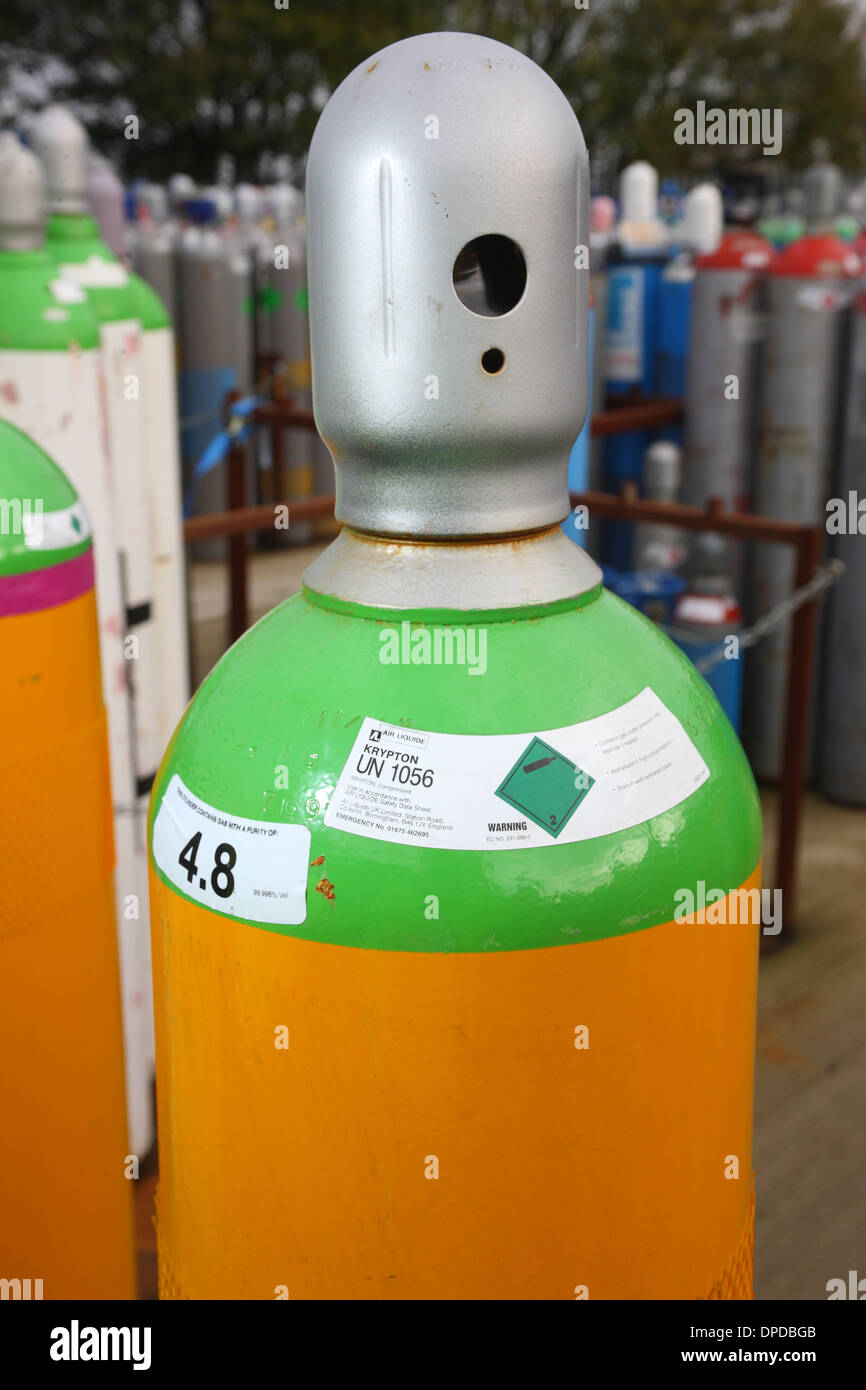 Gas Cylinder Industry Stock Photo - Alamy