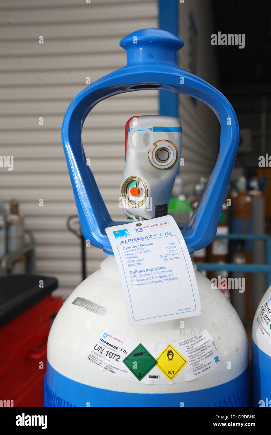 Gas Cylinder Industry Stock Photo - Alamy