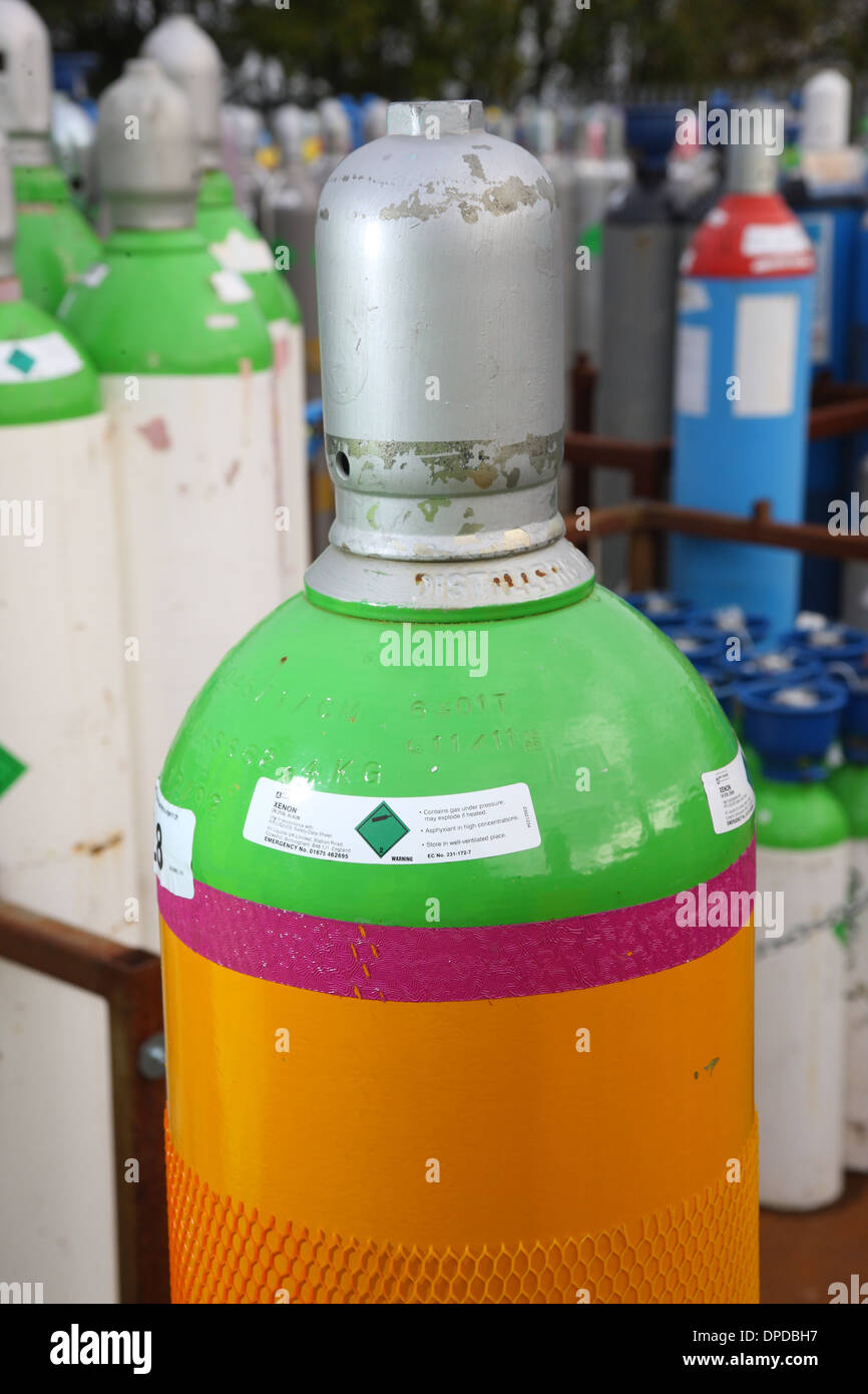 Gas Cylinder Industry Stock Photo - Alamy
