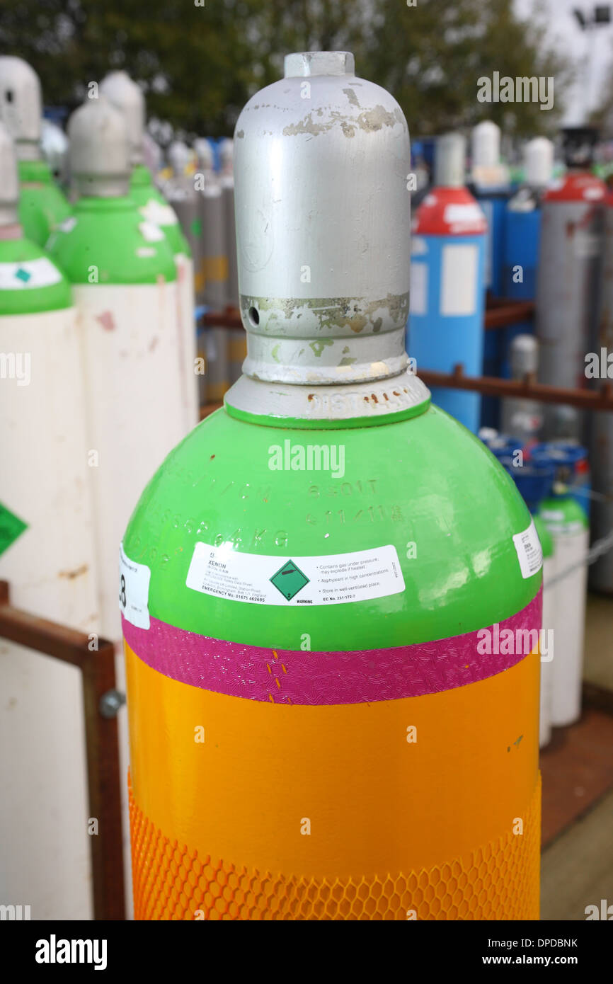Gas Cylinder Industry Stock Photo - Alamy