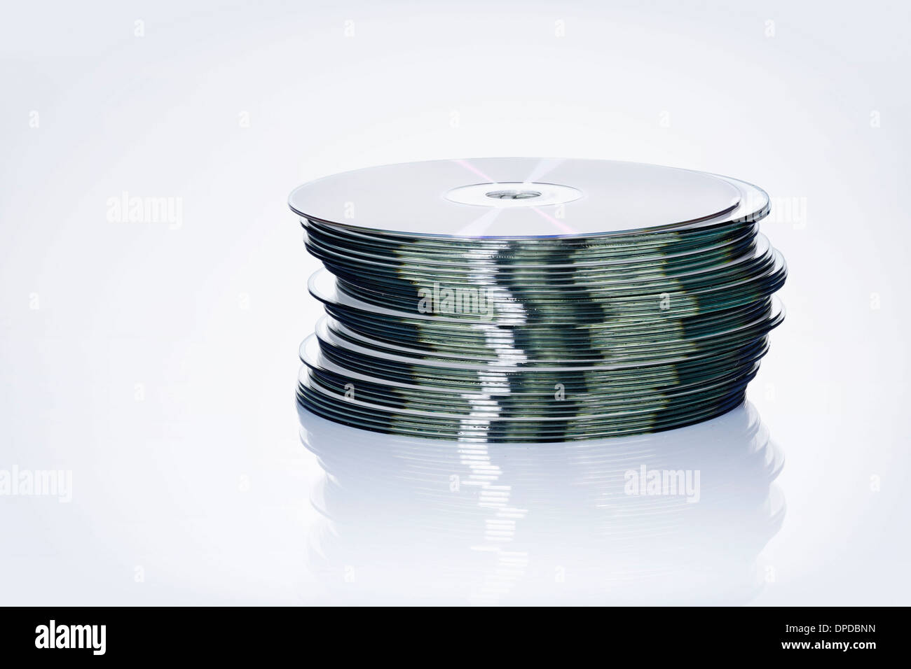 Stack of storage discs Stock Photo - Alamy