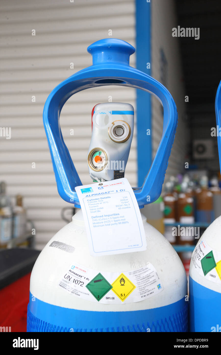Gas Cylinder Industry Stock Photo - Alamy