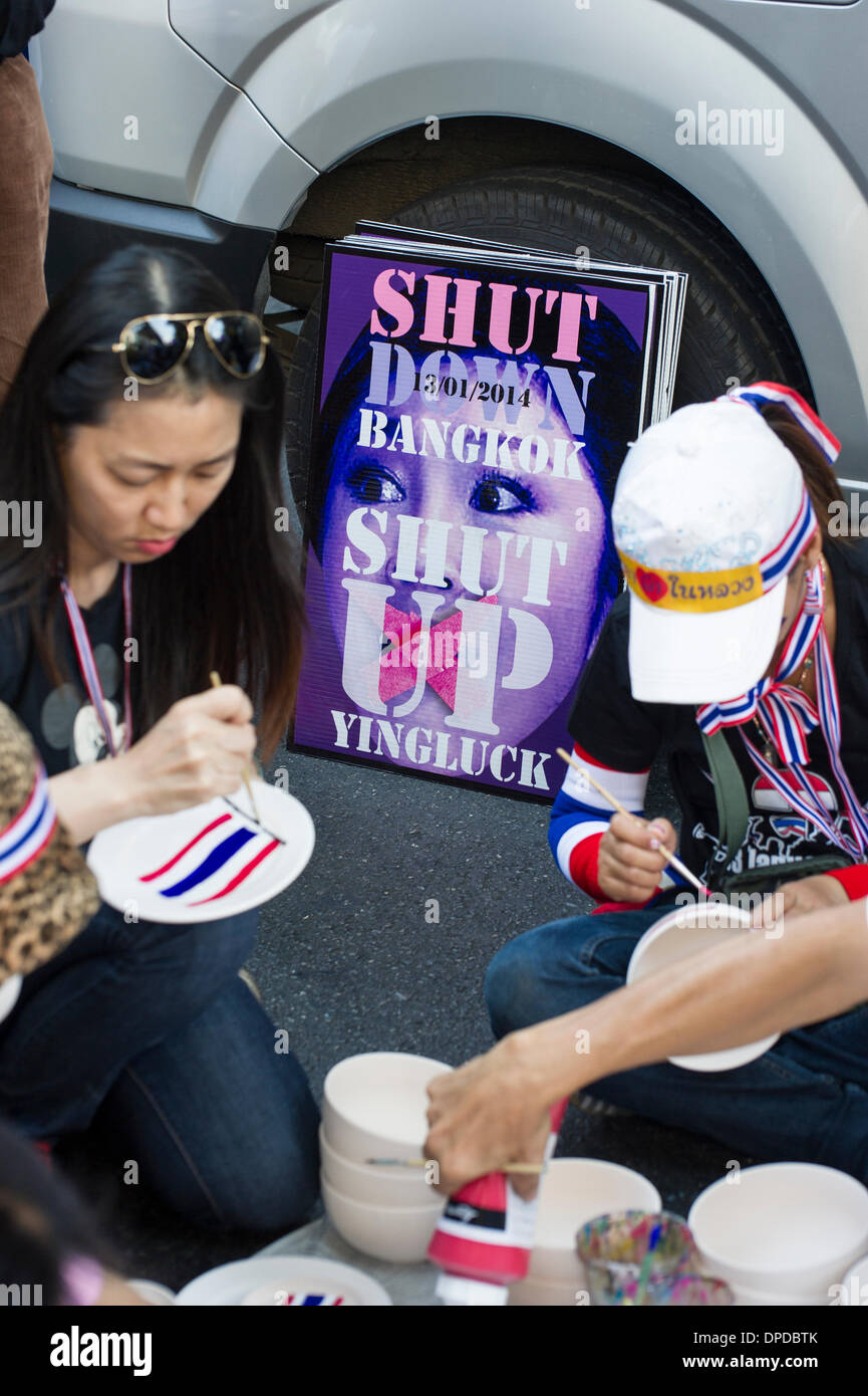 Bangkok Shutdown 2014 Stock Photo - Alamy