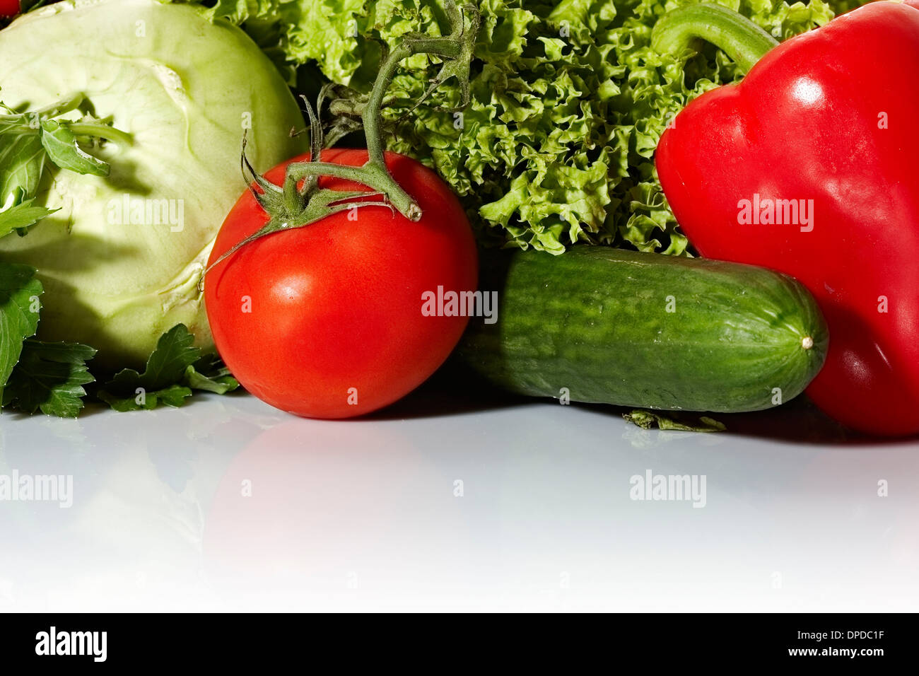 Vegetables various white background hi-res stock photography and images ...