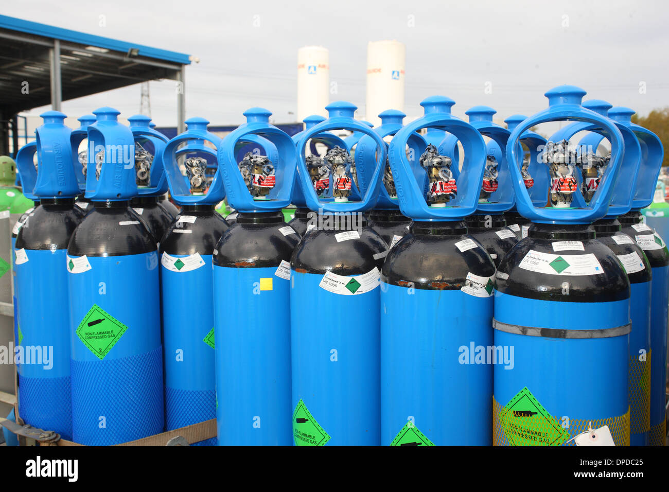 Gas Cylinder Industry Stock Photo - Alamy