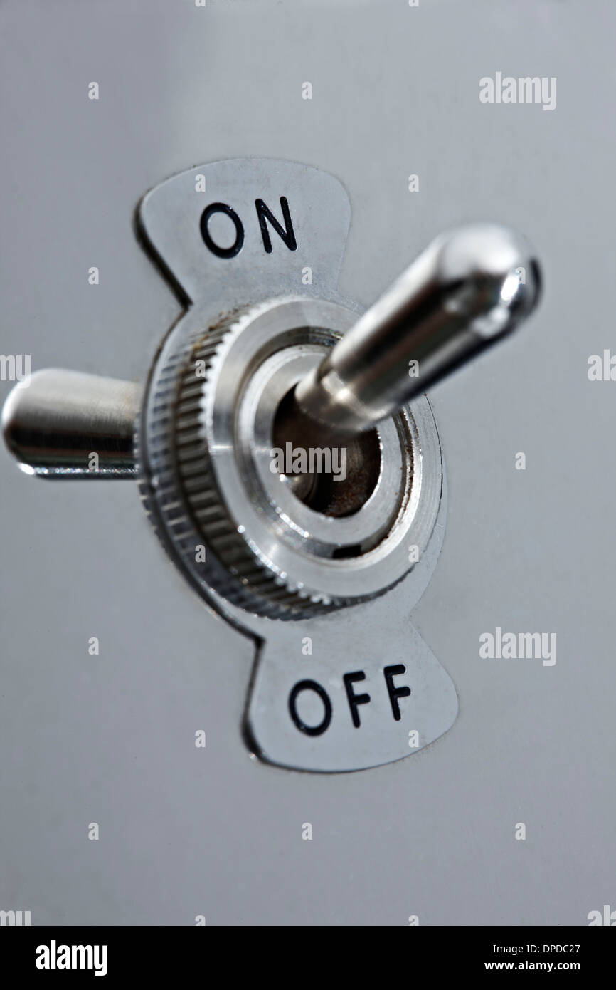Close up on off switch hi-res stock photography and images - Alamy