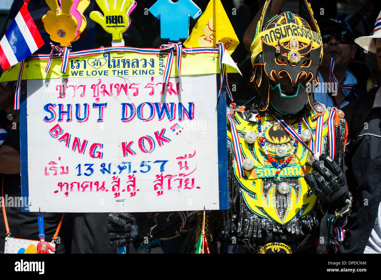 Bangkok Shutdown 2014 Stock Photo - Alamy
