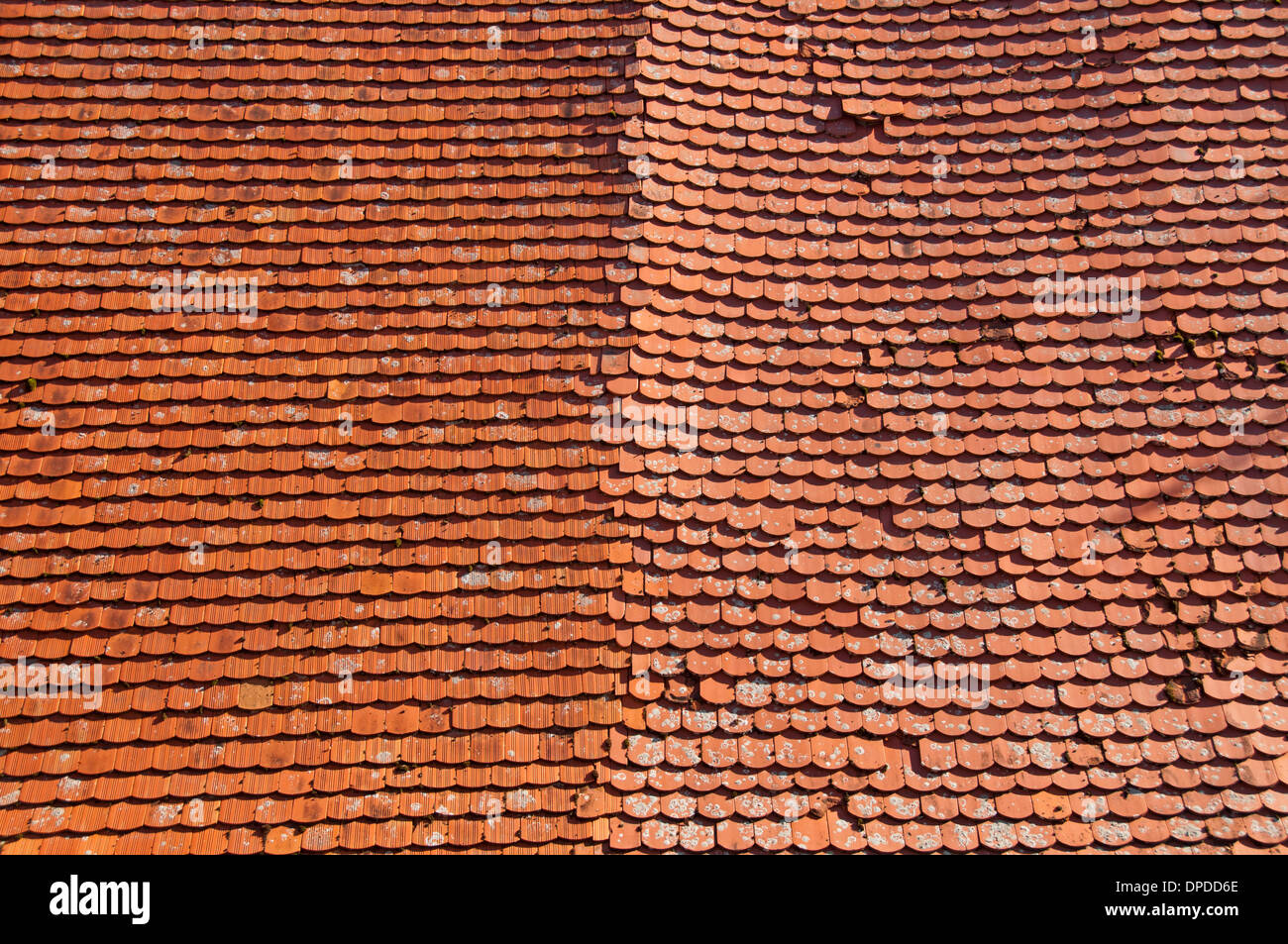 Beaver tail roof tile hi-res stock photography and images - Alamy