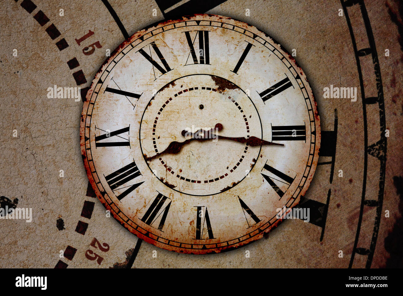 background with vintage clocks Stock Photo - Alamy