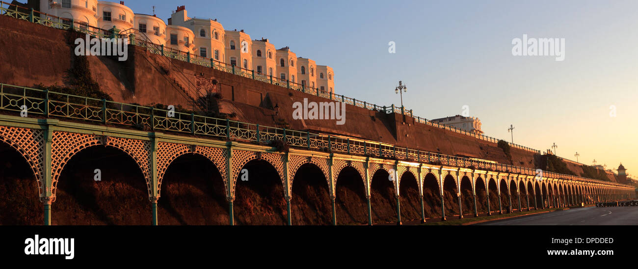 Dawn colours, Brighton Promenade, Brighton & Hove, Sussex County ...