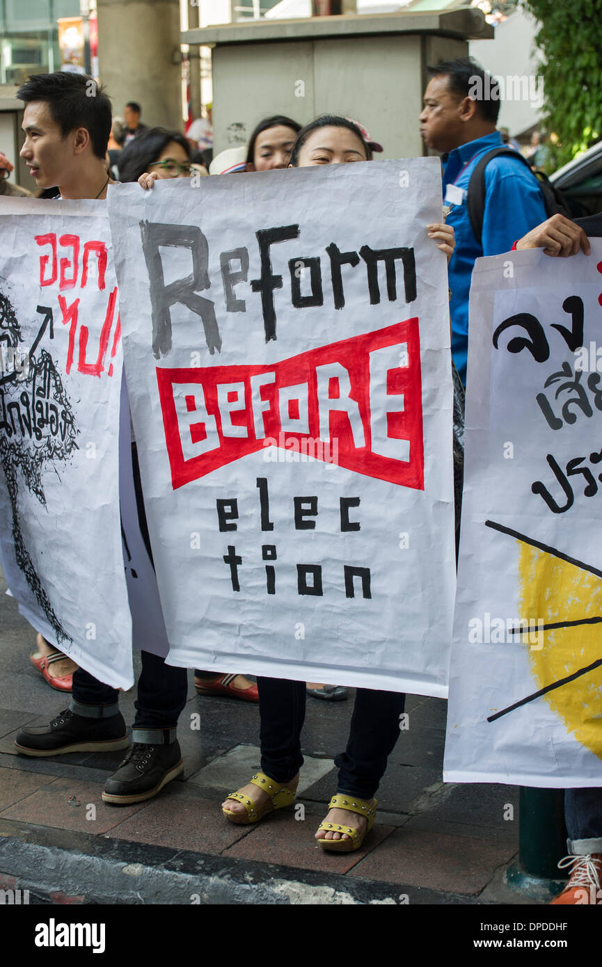 Bangkok Shutdown 2014 Stock Photo - Alamy