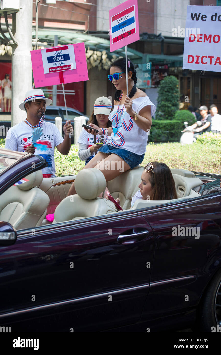Bangkok Shutdown 2014 Stock Photo - Alamy