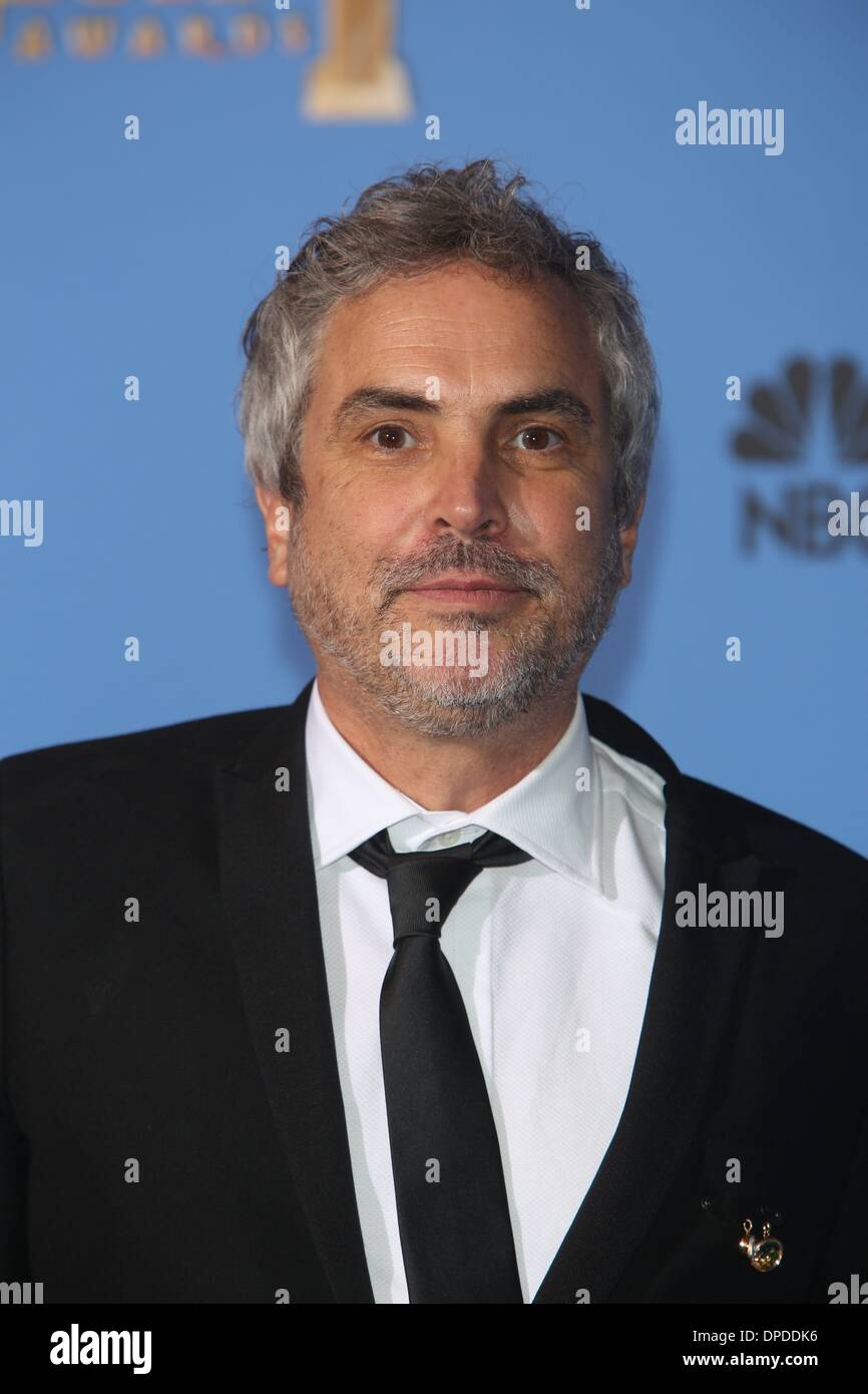 Los Angeles, California, USA. 12th January 2014. Alfonso Cuaron poses ...