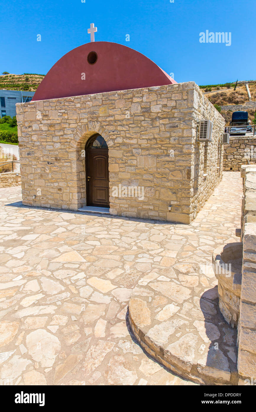 Monastery (friary) in Messara Valley at Crete island in Greece. Messara ...
