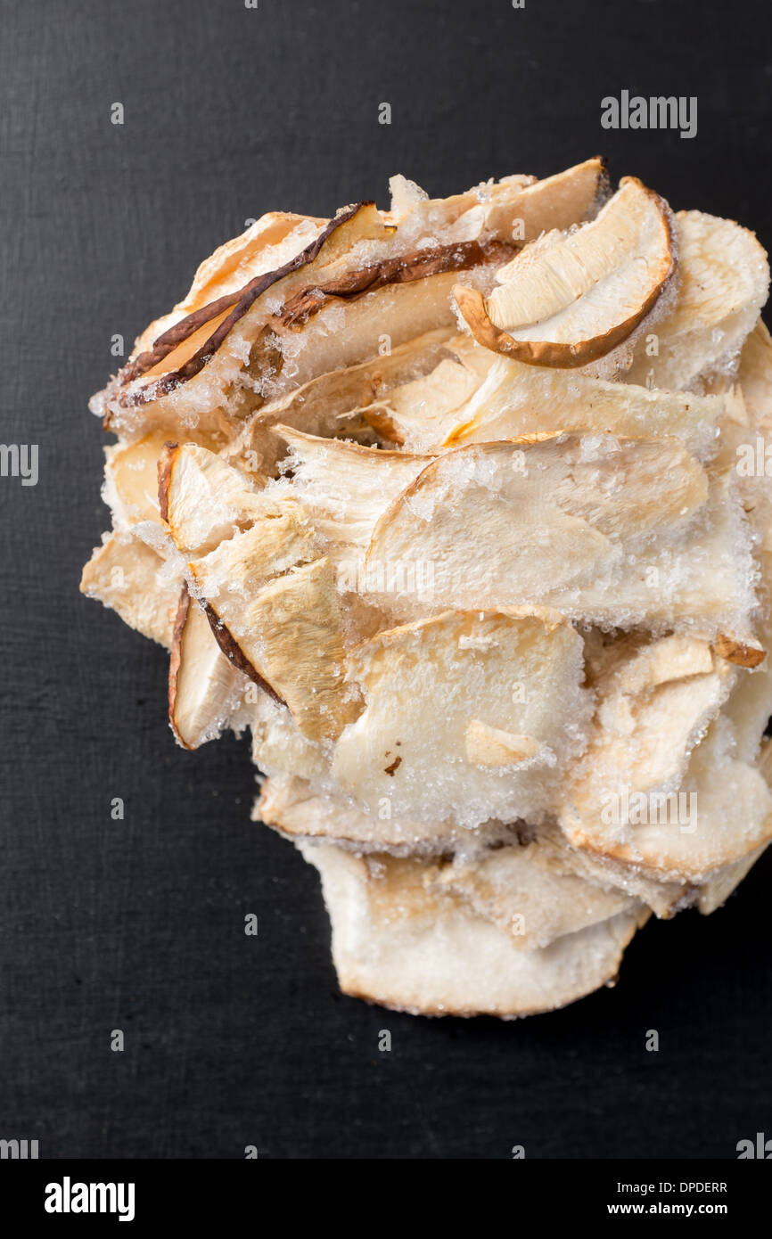 Frozen sliced mushrooms cepe (Boletus edulis Stock Photo - Alamy
