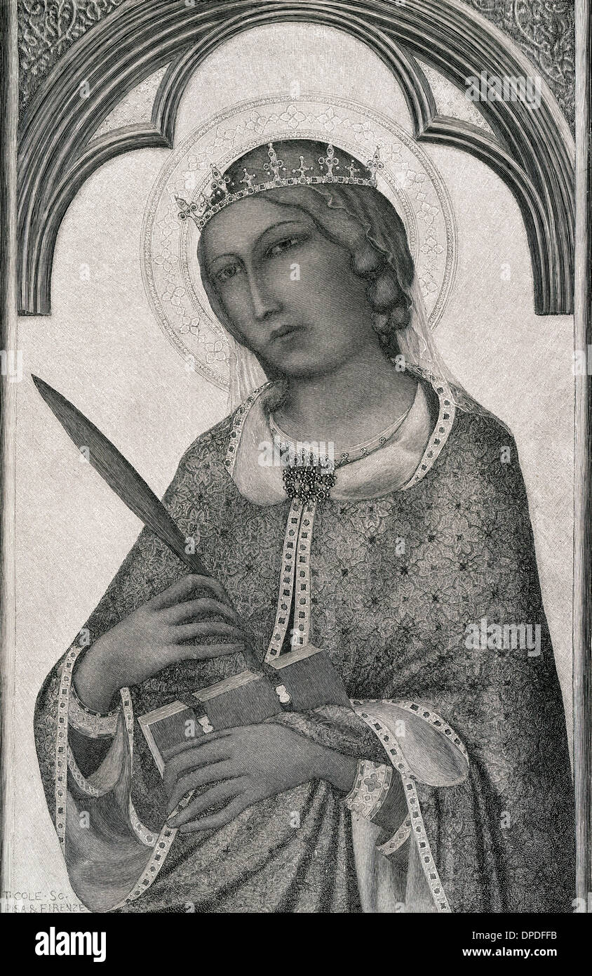 CATHERINE OF ALEXANDRIA Stock Photo - Alamy