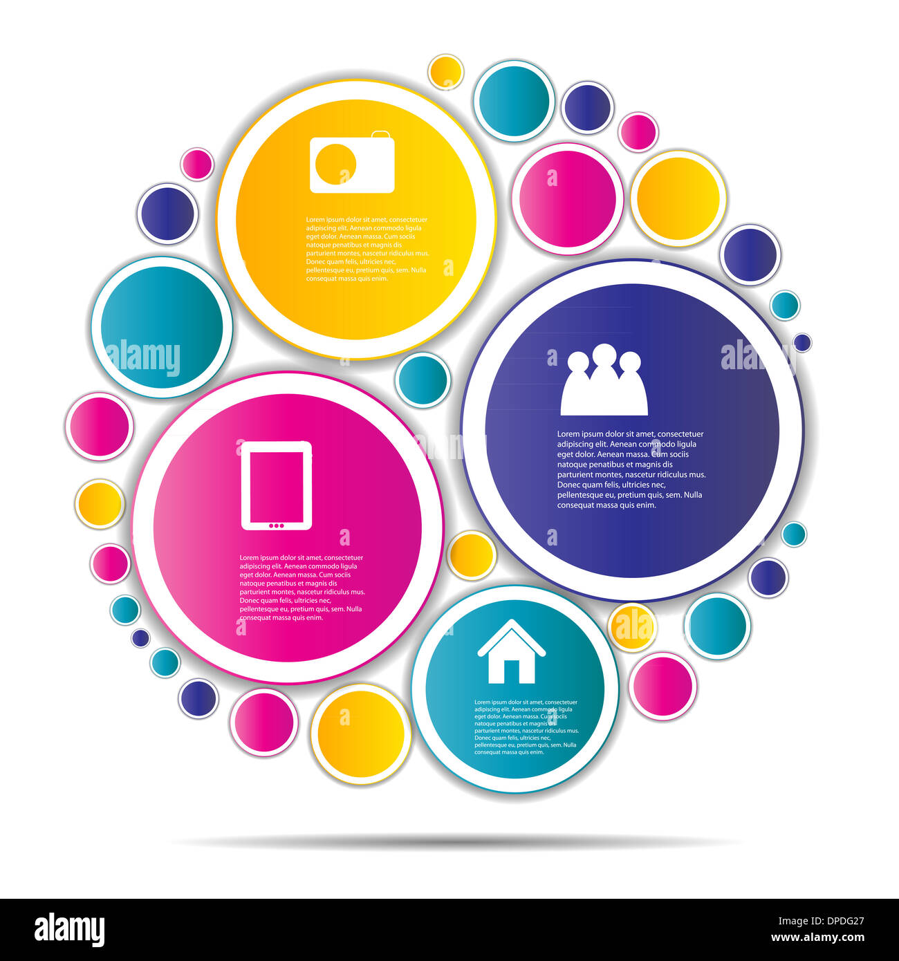 Infographic business template vector illustration Stock Photo - Alamy
