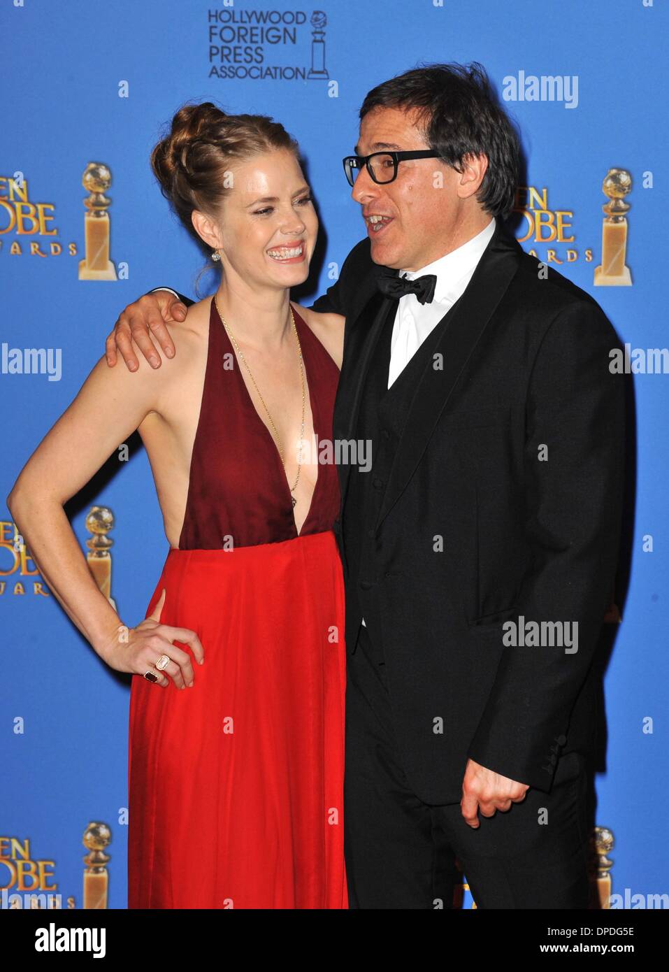 Los Angeles, CA, USA. 12th Jan, 2014. Amy Adams, David O. Russell in ...