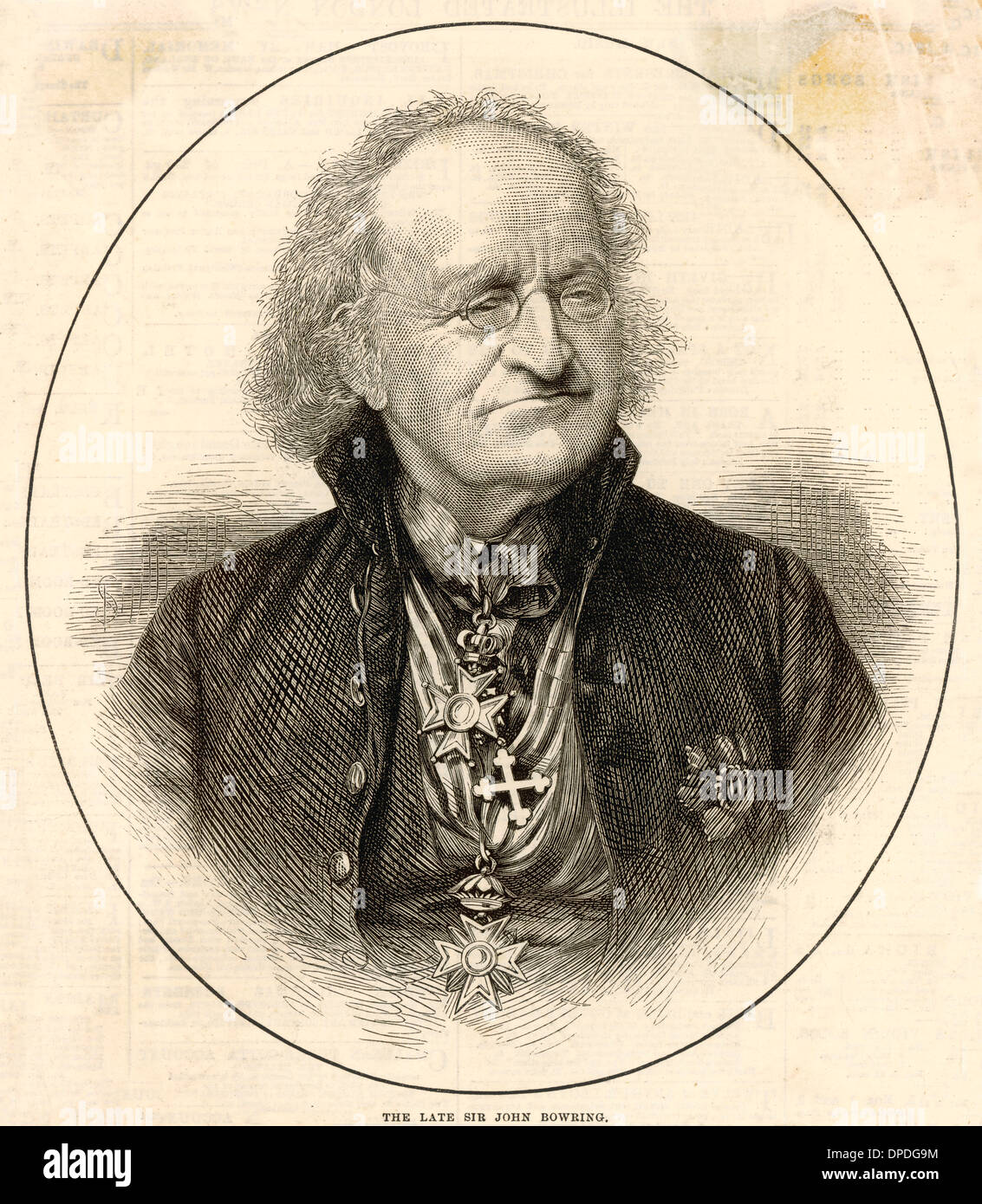 SIR JOHN BOWRING Stock Photo - Alamy