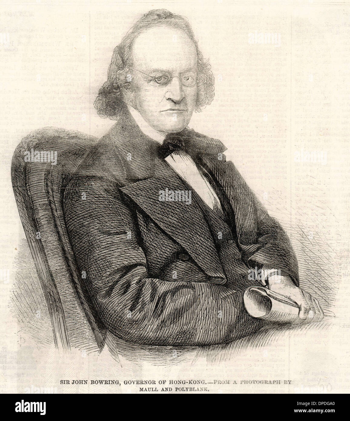 SIR JOHN BOWRING Stock Photo - Alamy