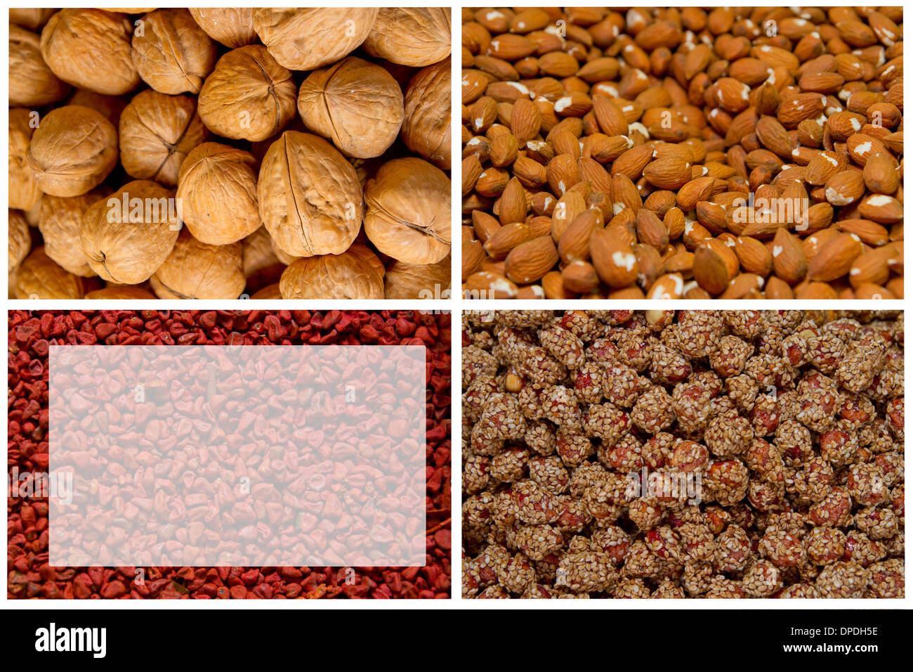 colorful healthy food collage Stock Photo - Alamy