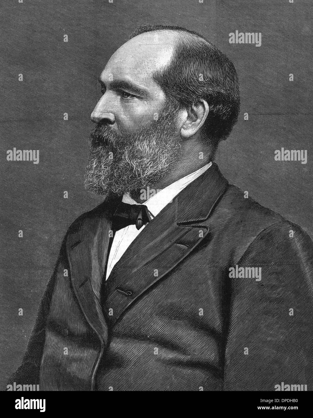 President garfield hi-res stock photography and images - Alamy