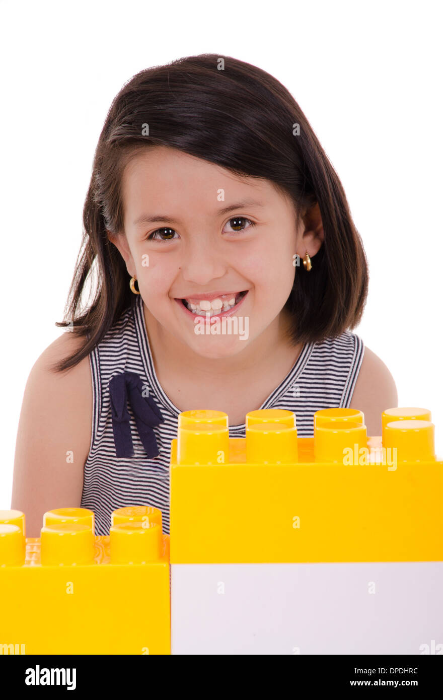 Two friends playing laughing preschool hi-res stock photography and ...