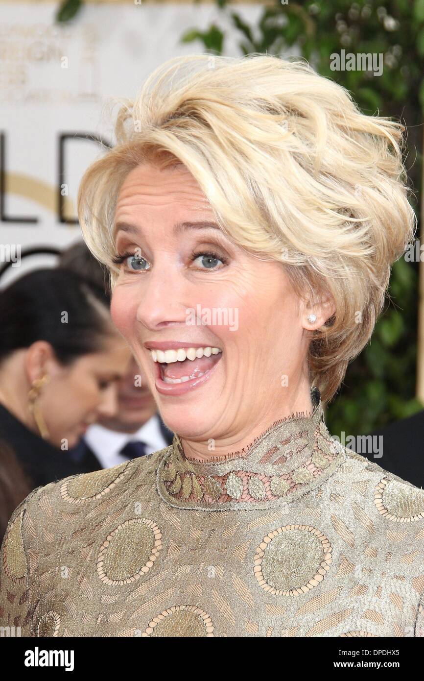Los Angeles, California, USA. 12th Jan, 2014. Emma Thompson arriving at ...