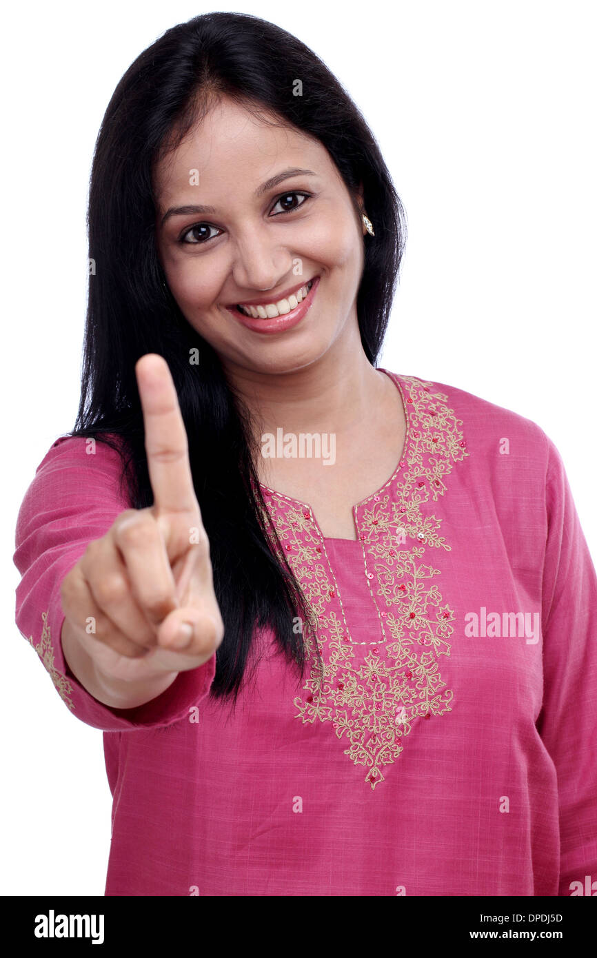Hand showing index finger hi-res stock photography and images - Alamy