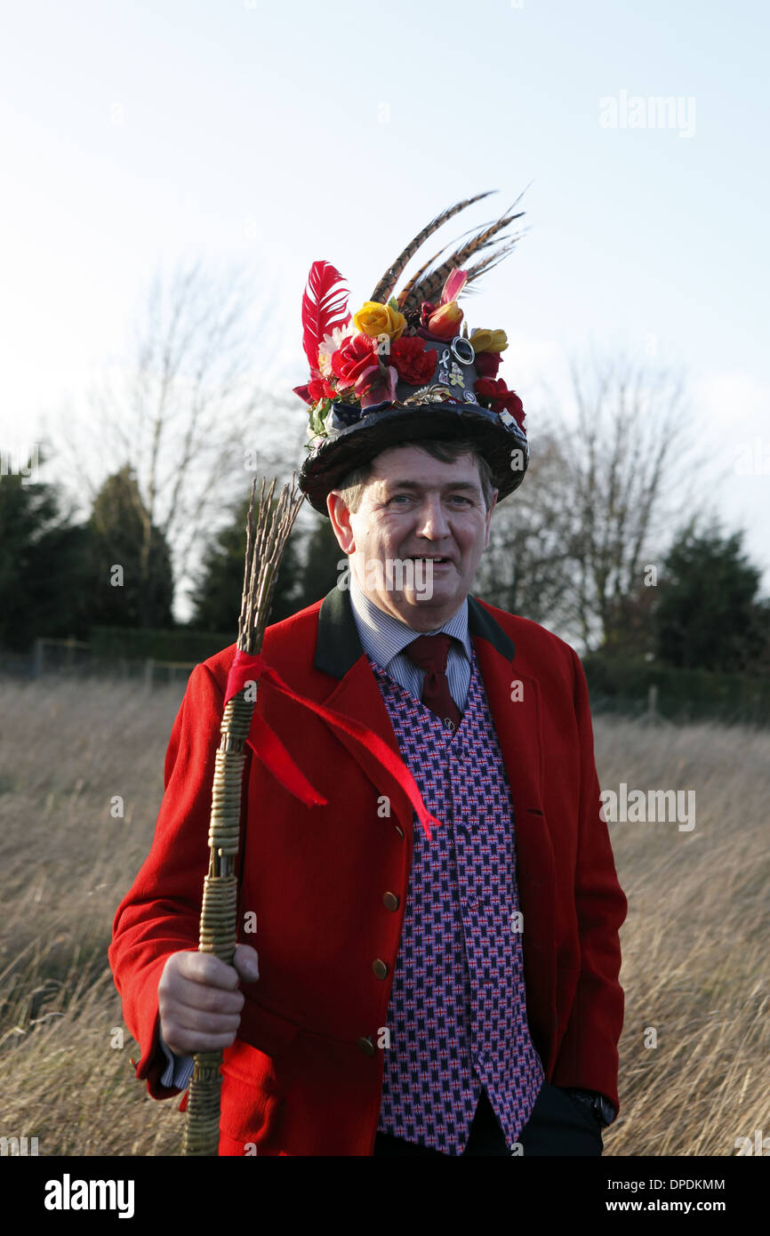 The traditional annual lead-up to, and game of The Haxey Hood held in ...